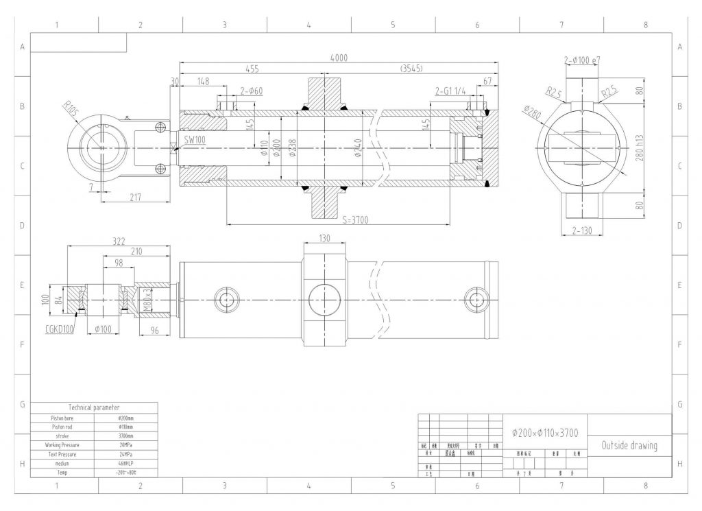 Custom Hydraulic Cylinder ,Hydraulic Cylinder Manufacturer - Datong ...
